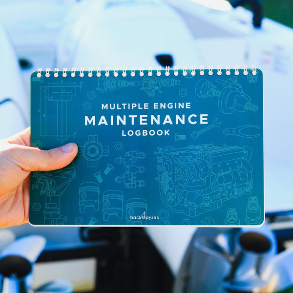 Multiple Engine Maintenance Logbook - Captain's Nautical Books & Charts