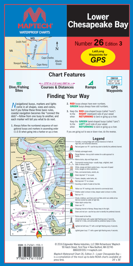 Waterproof Chart: Seattle & Lake Washington - Richardson's Maptech ...