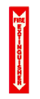 S-224 Fire Extinguisher /Arrow 4X18 - Captain's Nautical Books & Charts