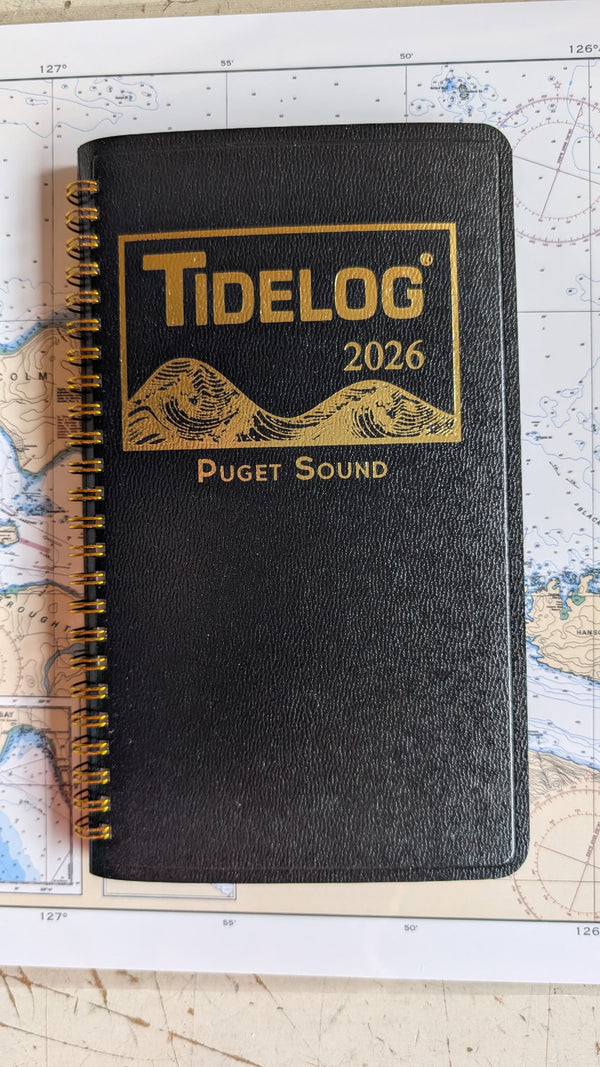 Tidelog 2026 : Puget Sound - Captain's Nautical Books & Charts
