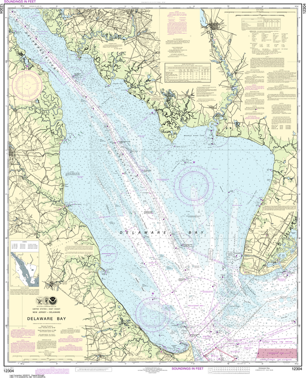 NOAA Chart 12304: Delaware Bay - Captain's Nautical Books & Charts