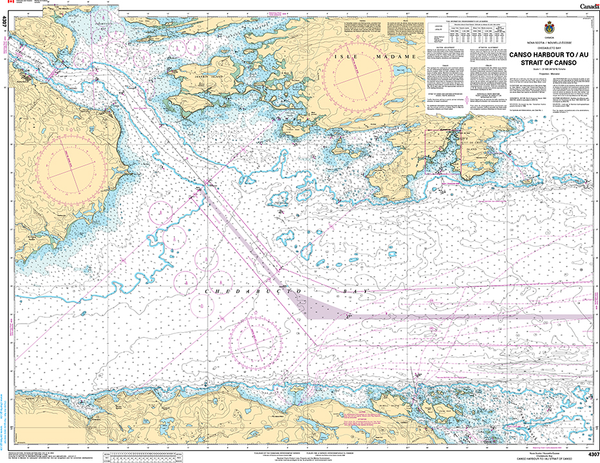 CHS Chart 4307: Canso Harbour to/au Strait of Canso - Captain's ...