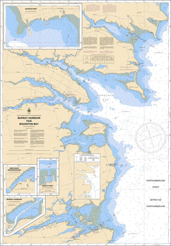 CHS Chart 4935: Murray Harbour to/à Boughton Bay - Captain's Nautical ...