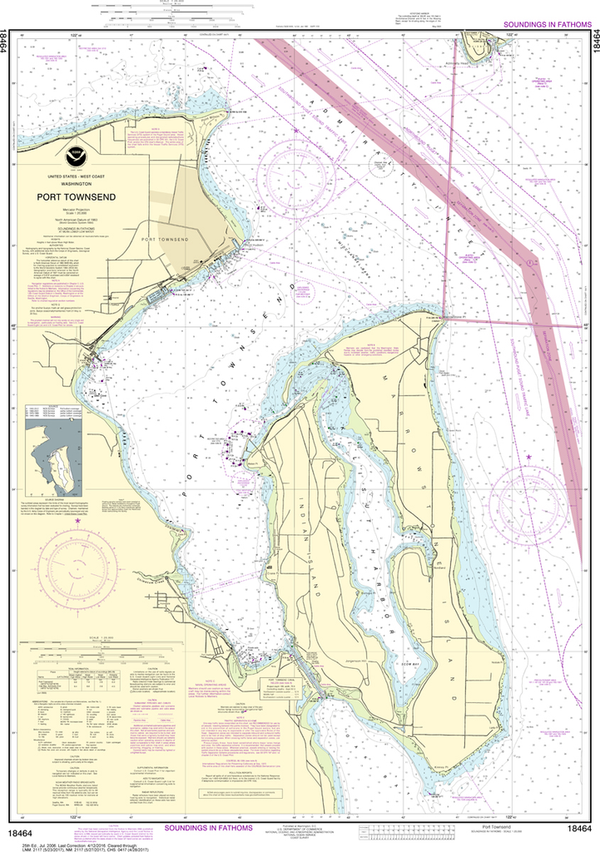 NOAA Chart 18464: Port Townsend - Captain's Nautical Books & Charts