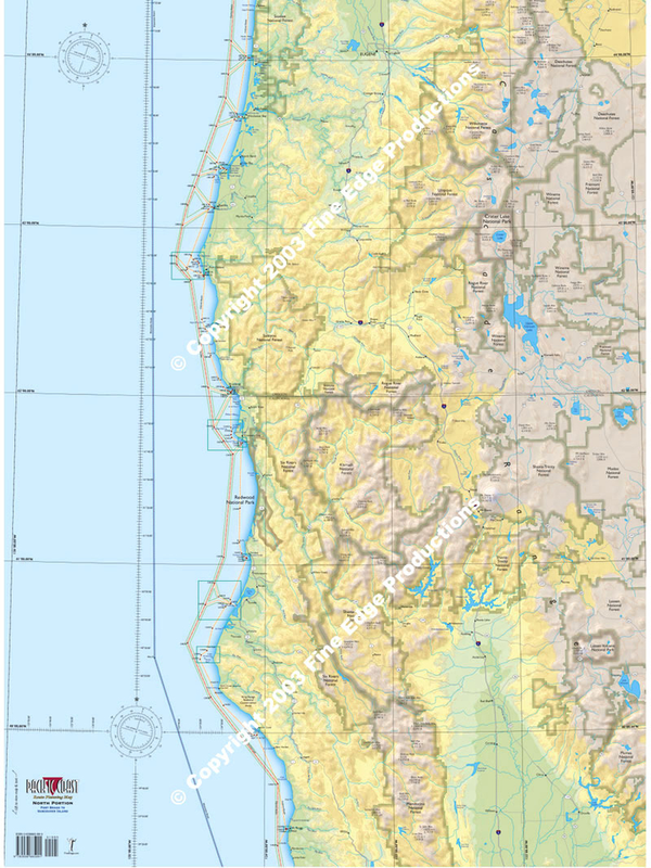 Pacific Coast Route Planning Map North Portion - Don & Réanne Douglass ...