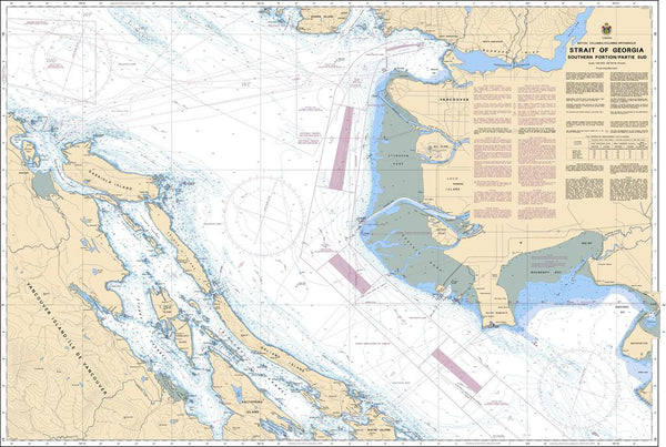 CHS Chart 3463: Strait of Georgia, Southern Portion/Partie Sud ...