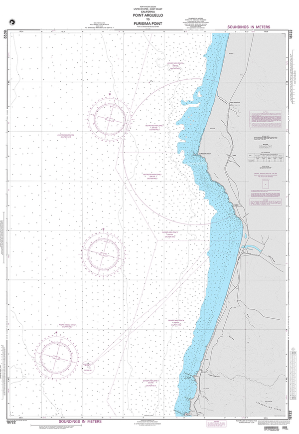 NGA International Chart 18722: Point Arguello to Purisima Point ...
