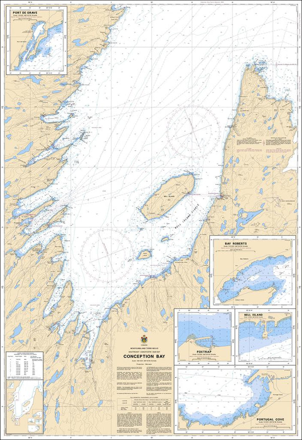 CHS Chart 4847: Conception Bay - Captain's Nautical Books & Charts