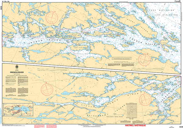 CHS Chart 6036: French River - Captain's Nautical Books & Charts