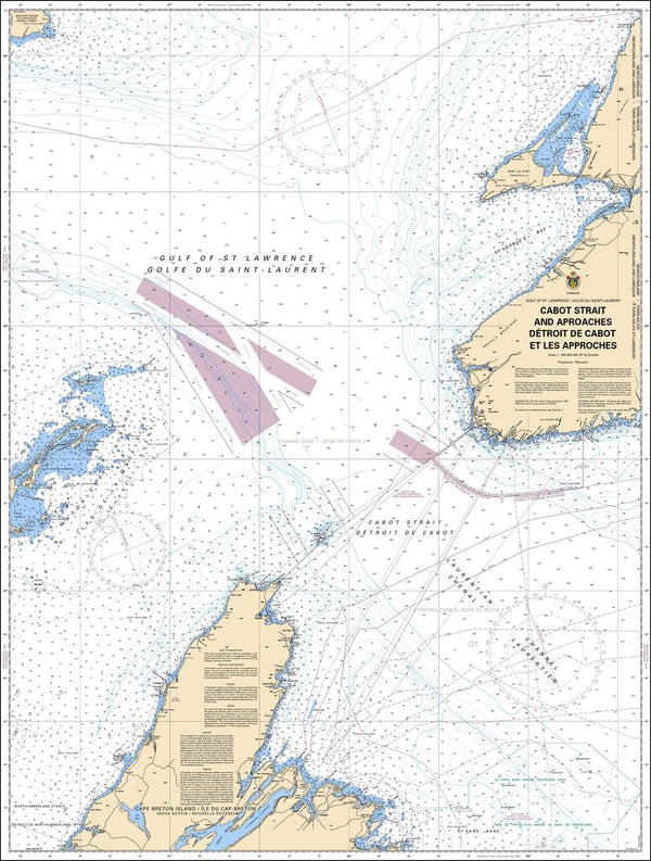 CHS Chart 4022: Cabot Strait and approaches/Détroit de Cabot et ...