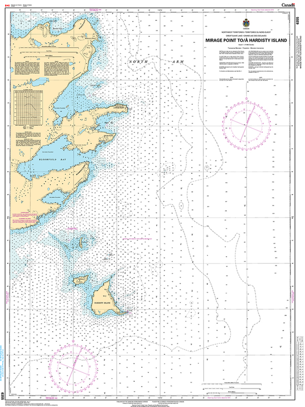 CHS Chart 6355: Mirage Point to/à Hardisty Island - Captain's Nautical ...