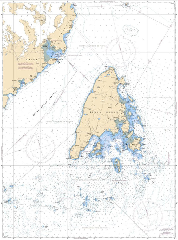 CHS Chart 4340: Grand Manan - Captain's Nautical Books & Charts