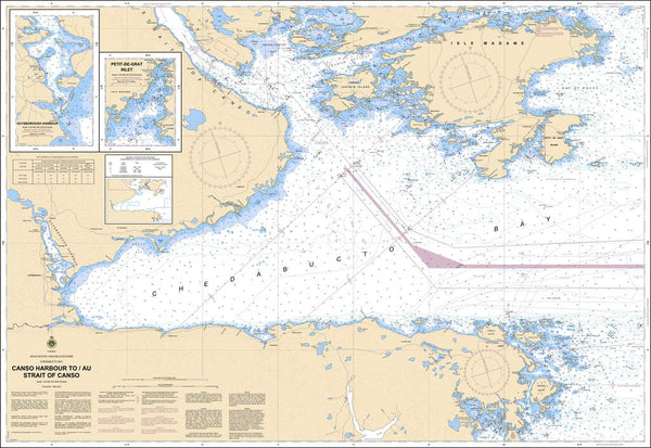 CHS Chart 4301: Canso Harbour to Strait of Canso - Captain's Nautical ...