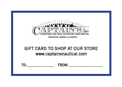 Captain's Nautical Gift Card - Captain's Nautical Books & Charts