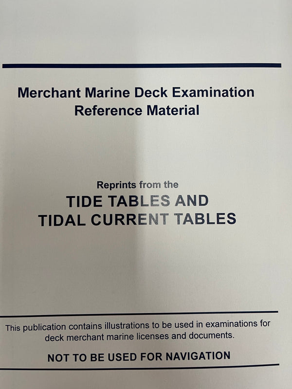 Reference Material - Reprints from the Tide Tables and Tidal Current T ...