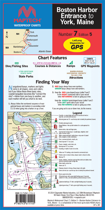Waterproof Chart: Seattle & Lake Washington - Richardson's Maptech ...