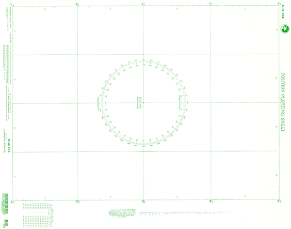 NGA Chart 974: Plotting Chart 974 - Captain's Nautical Books & Charts