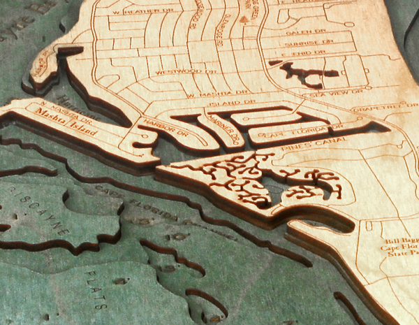 WoodChart of Key Biscayne, Florida - Captain's Nautical Books & Charts