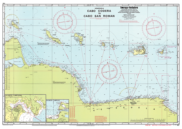 Imray Caribbean Chart D2: Cabo Codera to Cabo San Roman - Captain's ...