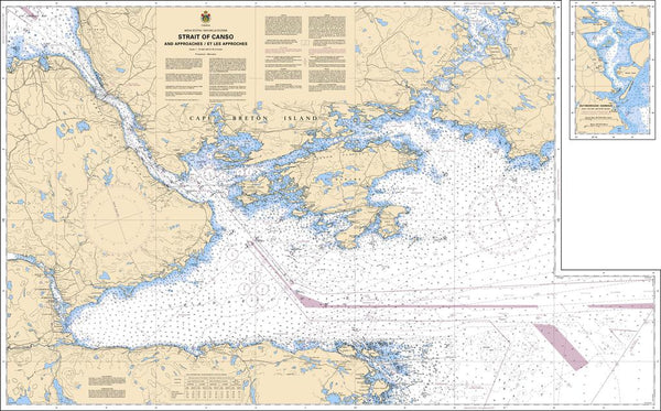 CHS Chart 4335: Strait of Canso and Approaches/et les approches ...